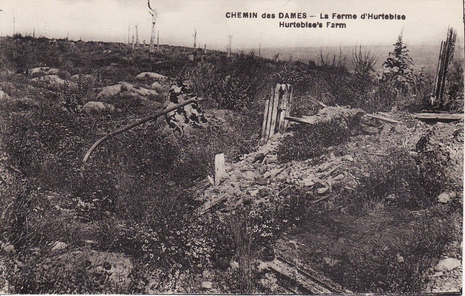 Ruines de la ferme d'Hurtebise | Chemin des Dames